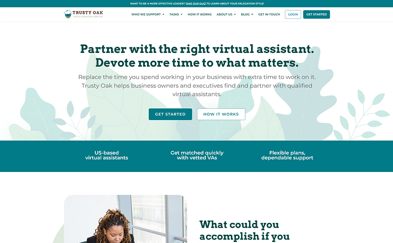 Virtual Assistant Website Examples - 5 Sites That Champion Professional ...