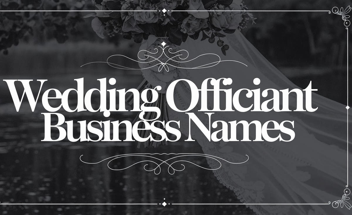 Wedding business names 60 photos - Astyledwedding.com