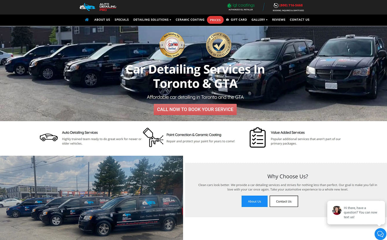Auto Detailing Website Examples - 5 Sites That Drive New Customers