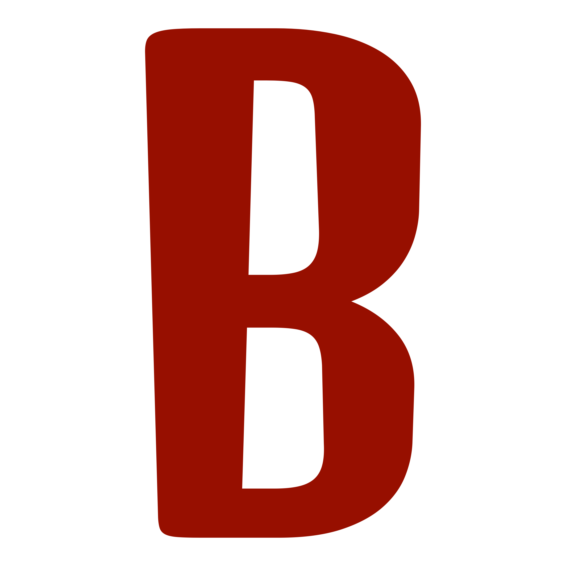 Letter B Logo Red