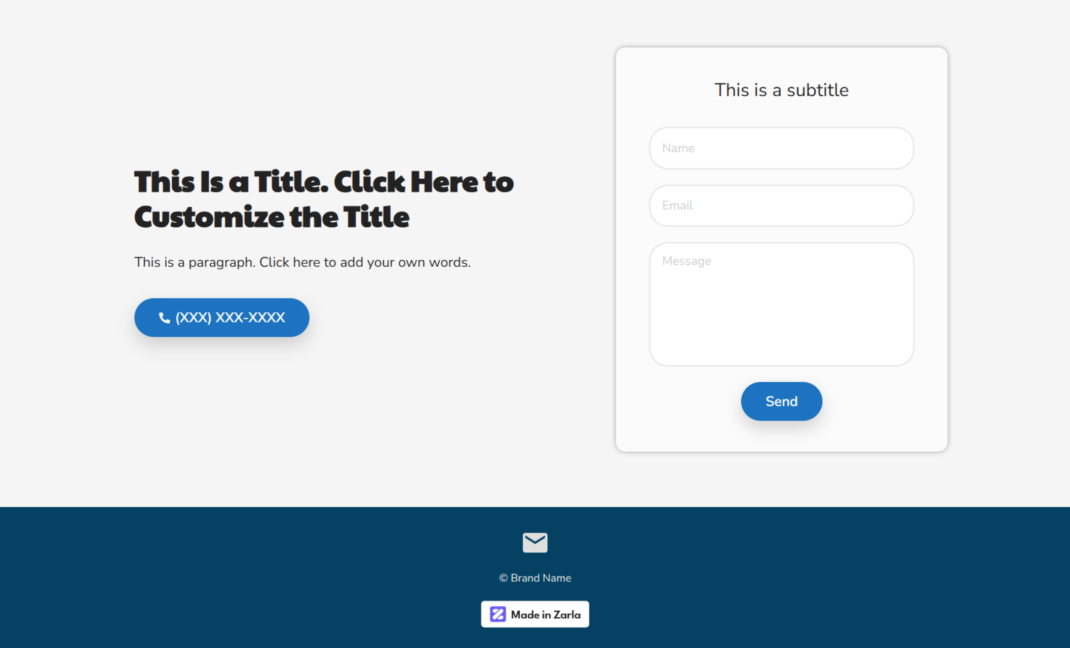 Blank Website Template 8 - Blank Website Template