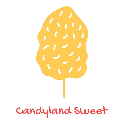 Yellow Candy Logo Free Vector | Candy Shop Logos Collection For