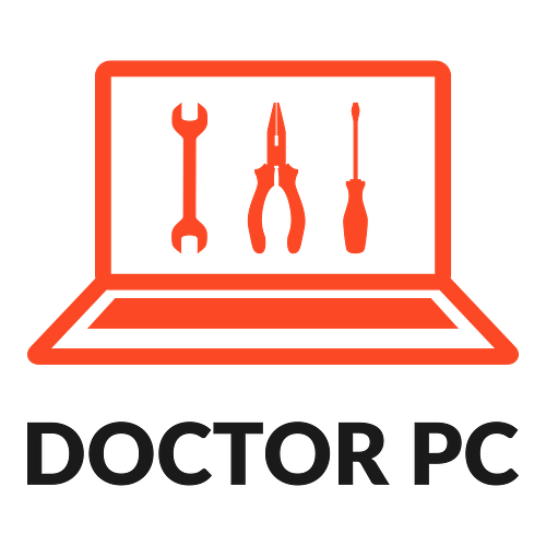 Logotipo De Servicio De Reparación De Computadoras