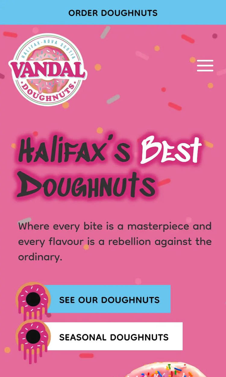 Donut Website Examples - 5 Sites Sprinkled with Streamlined Online ...