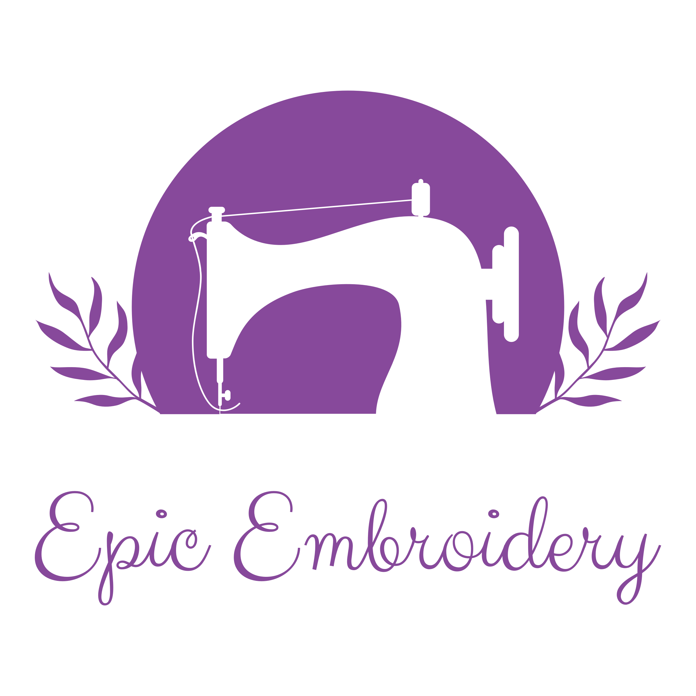 Machine Embroidery Logo Designs