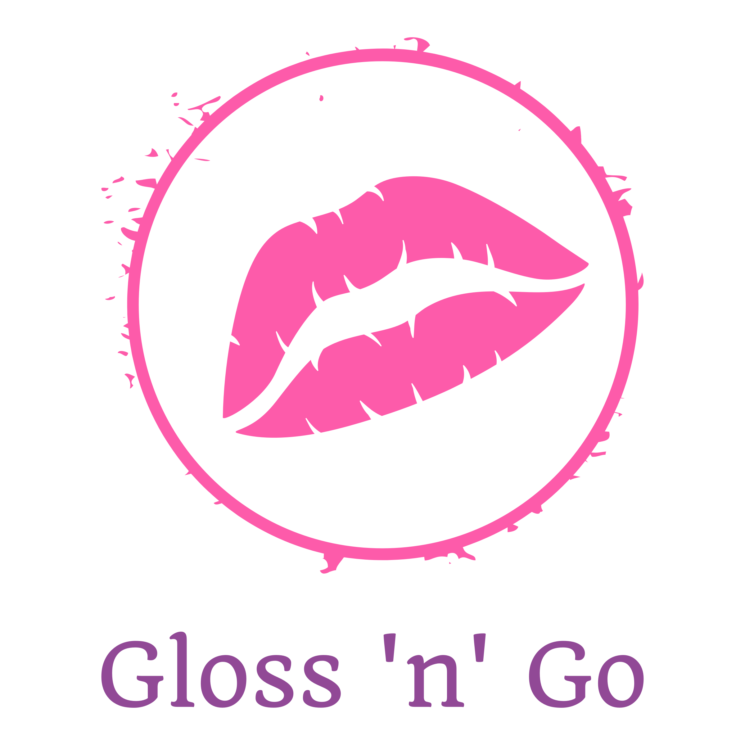 Custom Logo Beauty Logo Design Lip gloss Logo Paper & Party Supplies ...