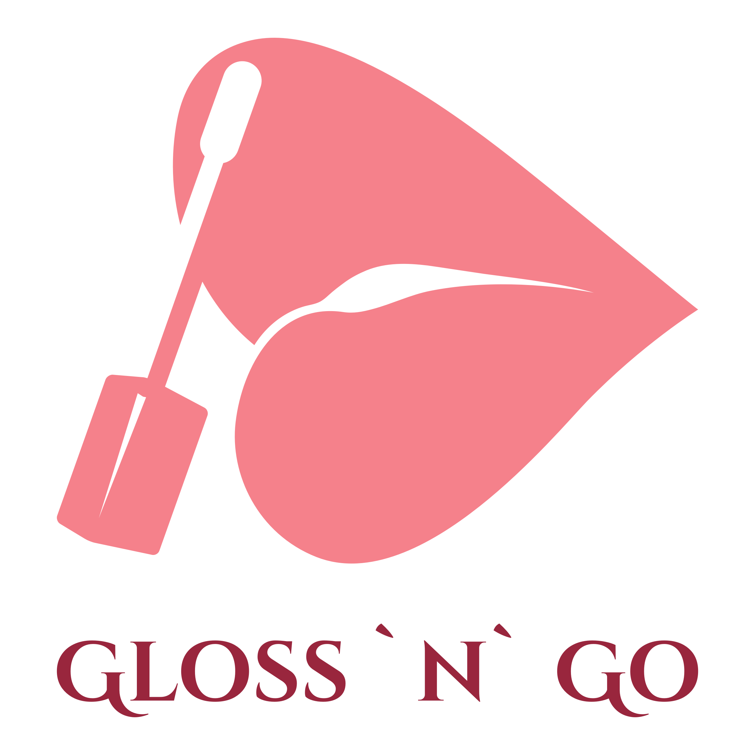 Custom Logo Beauty Logo Design Lip gloss Logo Paper & Party Supplies ...