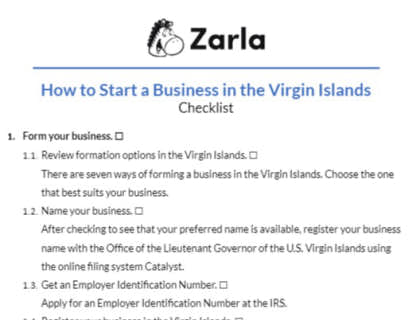 How to Start a Business in the Virgin Islands