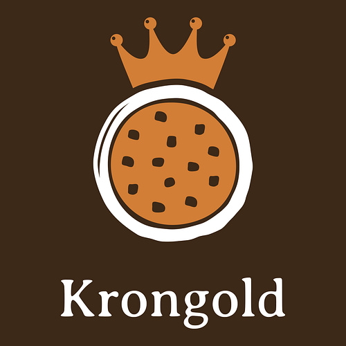 Gull Krone Logo Selskap
