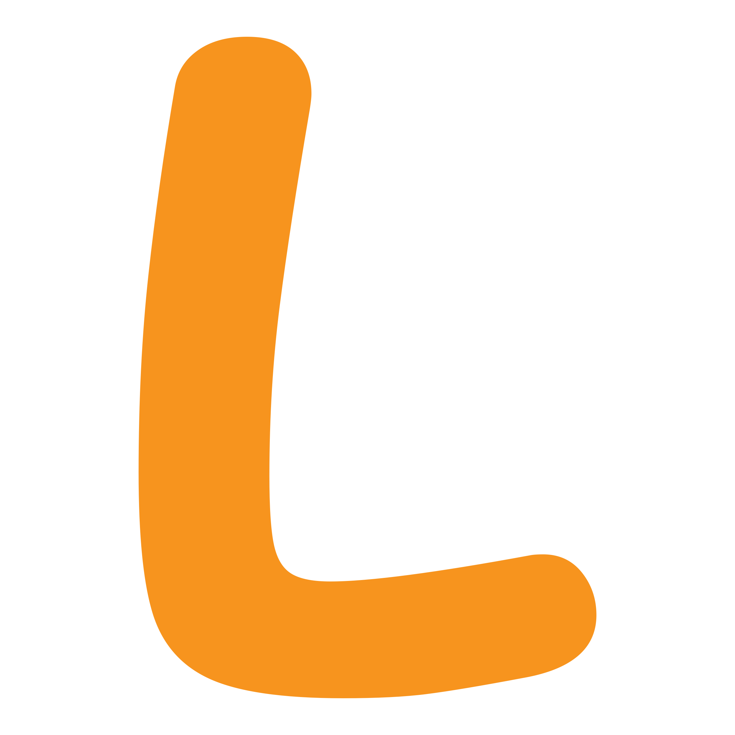 Orange Letter L