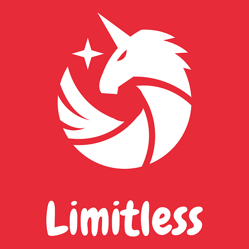 Red And White Round Logo