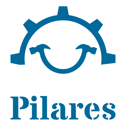 Logotipo De Suministro De Materiales De Construcción Modernos