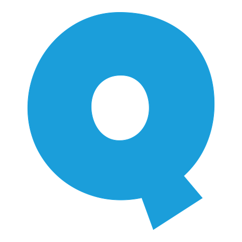 Logotipo Q Azul