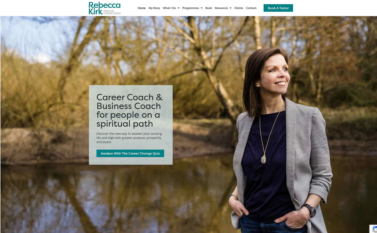 Life Coach Website Examples