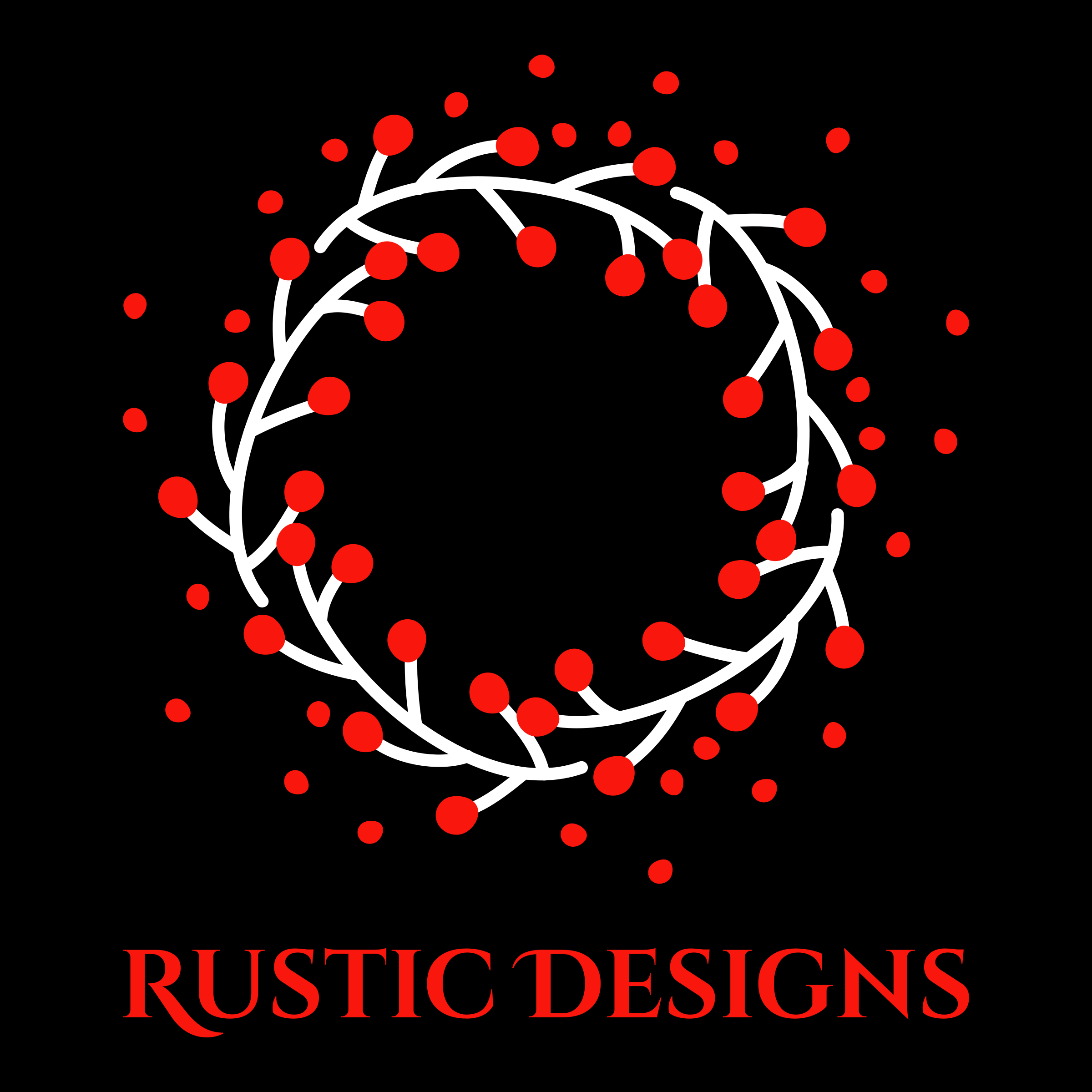 Christmas Wreath Logo