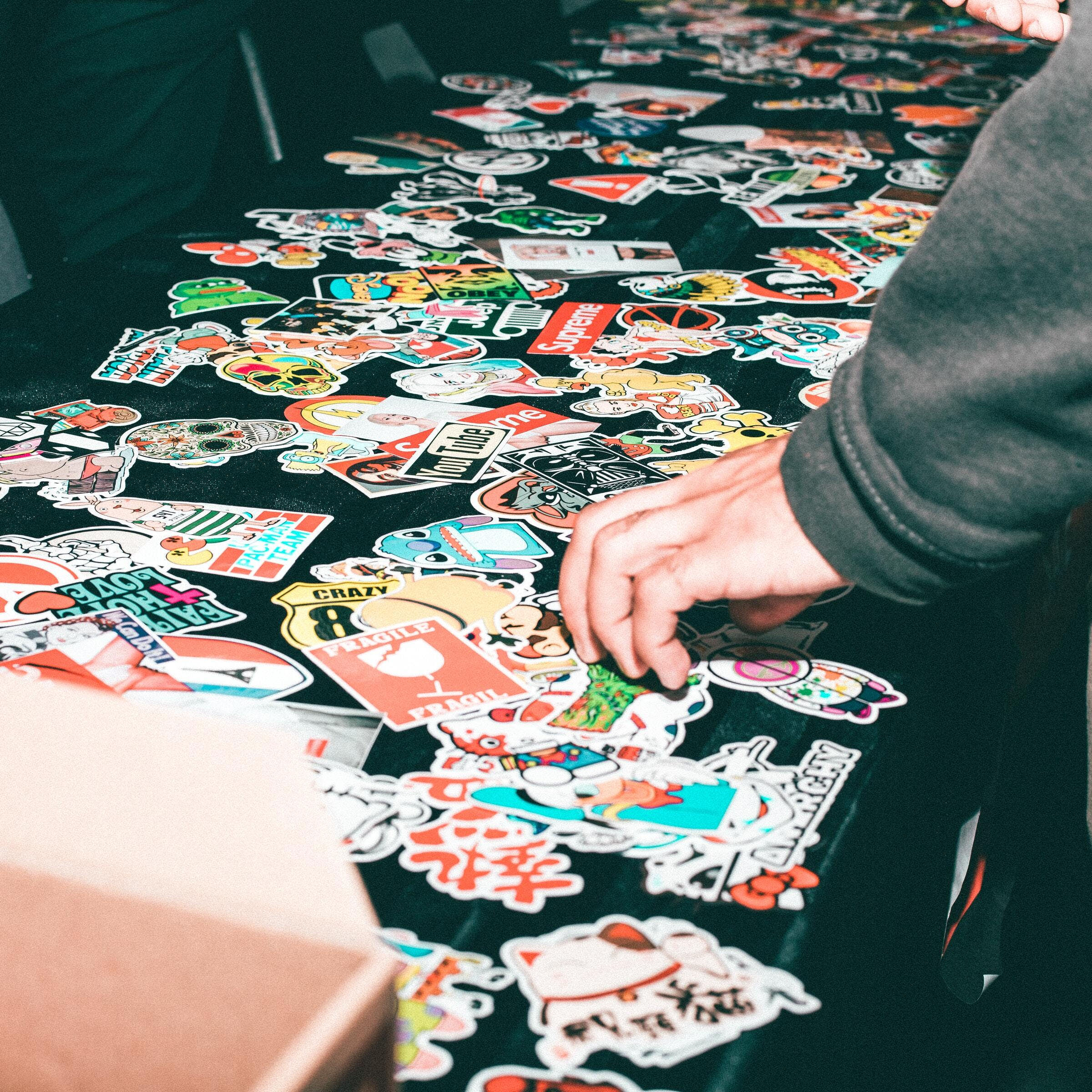 Sticker Logos + Free Logo Maker