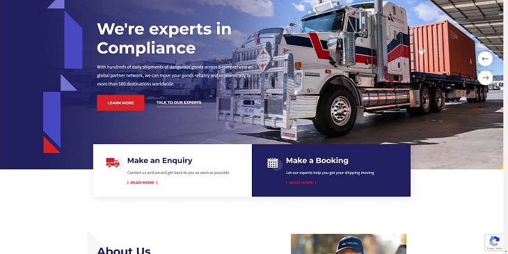 Transportation Website Examples - Great Sites That Deliver Optimal ...