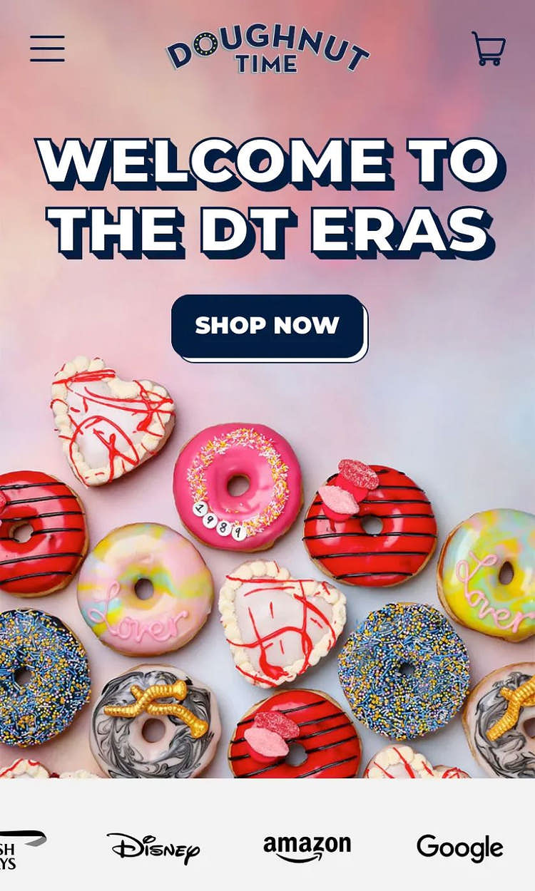 Donut Website Examples - 5 Sites Sprinkled with Streamlined Online ...